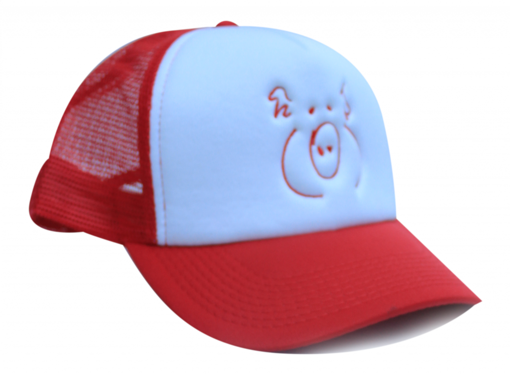 GORRA CAMIONERO ROJA CON BLANCO LOGO MARRANO ESTILIZADO – Grupo Marrano