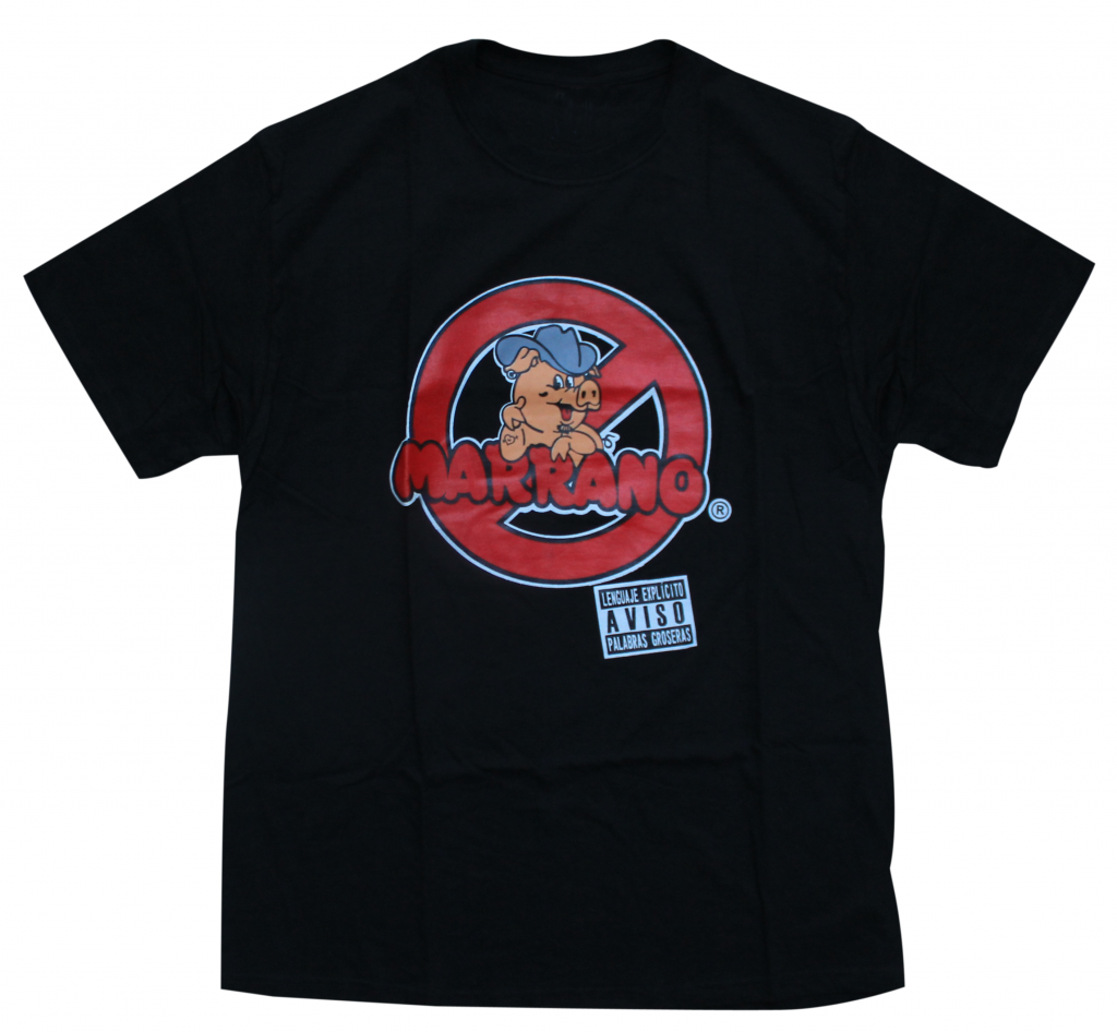 PLAYERA CABALLERO LOGO ALBUM NEGRA – Grupo Marrano